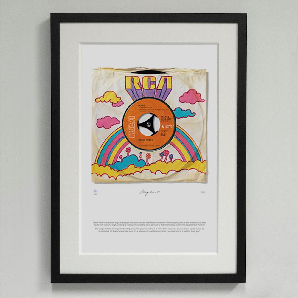 David Bowie | Rebel Rebel | Morgan Howel Framed Artist Print