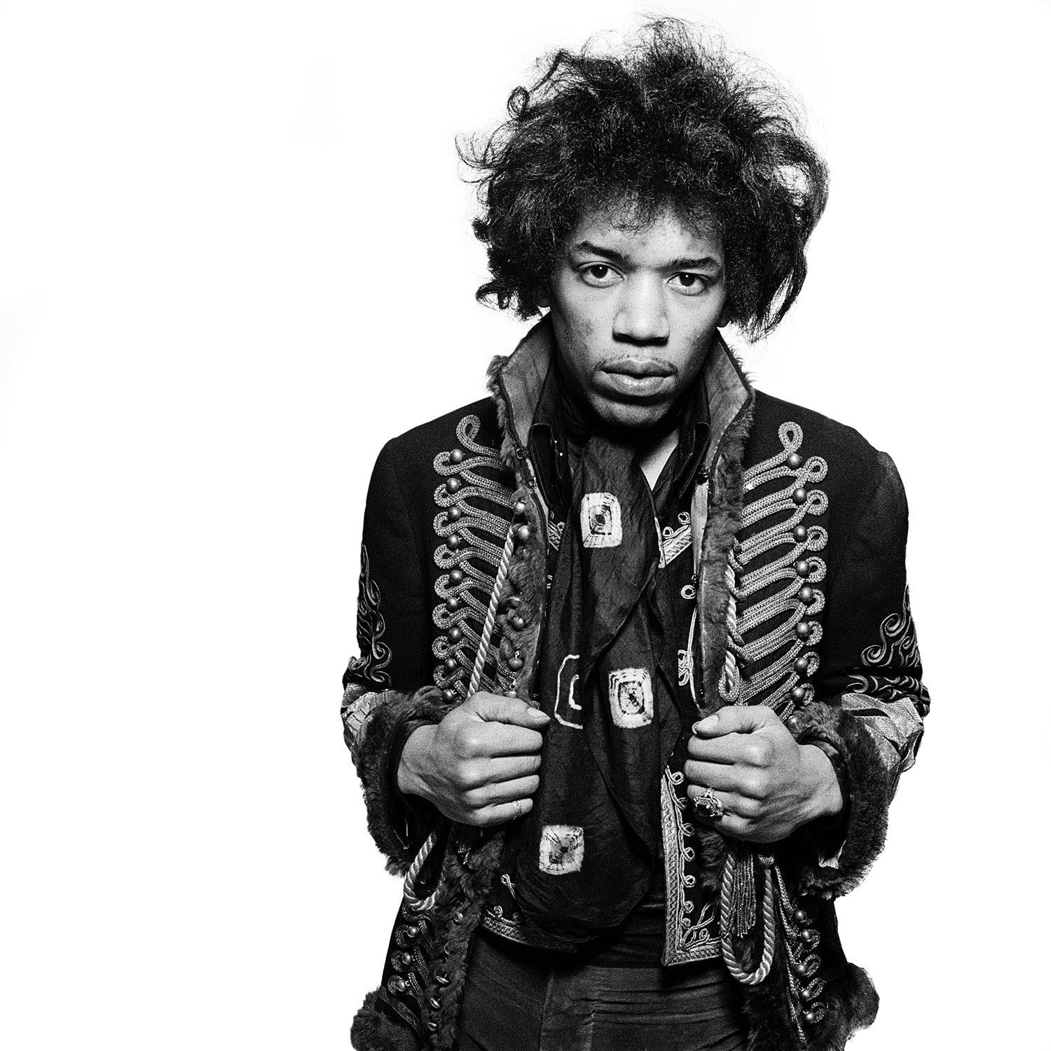 Jimi Hendrix Black And White