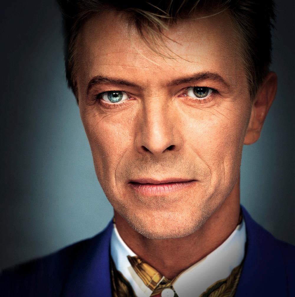 David Bowie Eyes Close Up